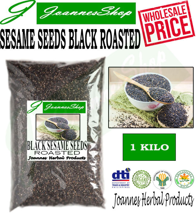 BULK SESAME SEEDS BLACK (ROASTED) 1 KILO | Lazada PH