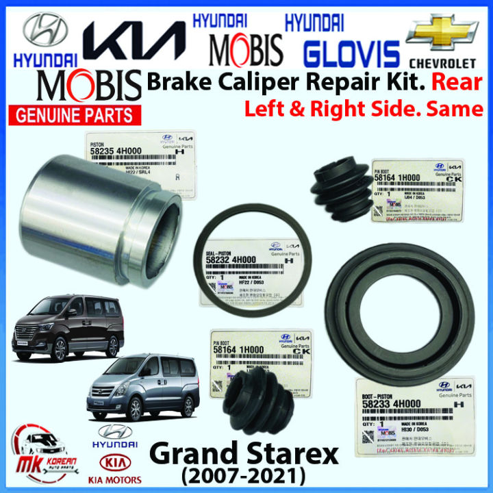 [GENUINE] Brake Caliper Repair Kit. Rear for Grand Starex(2007-2021 ...