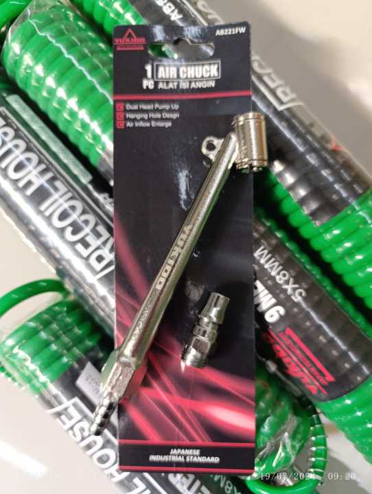 Tekiro Alat Isi Angin Ban Motor / Alat Pengisian Angin Ban Mobil YUKIDO ...