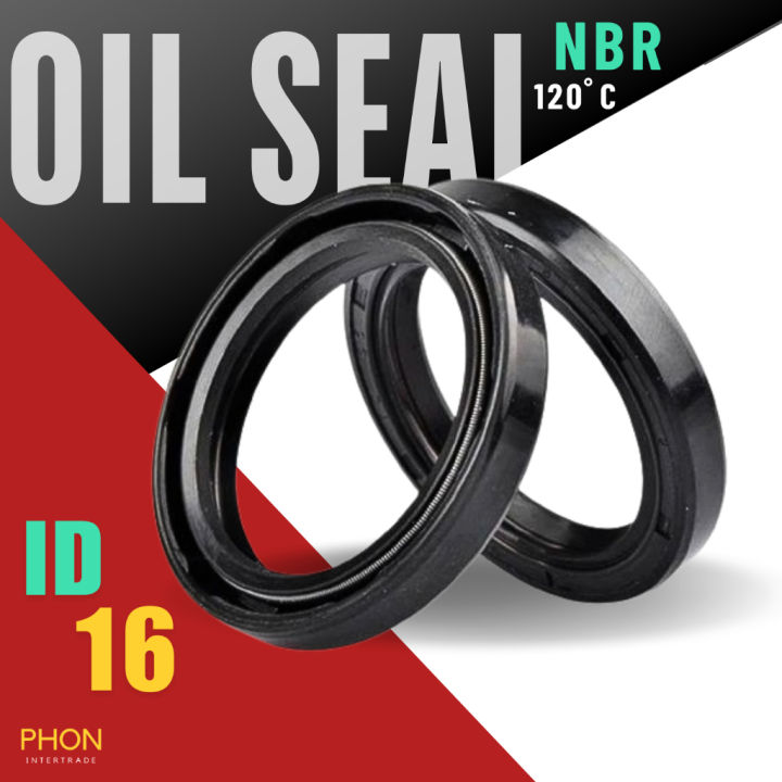 ออยซีล Oil seal TC16-36-7/ 16-37-7/ 16-38-7/ 16-40-10/ 16-40-7/ 16-42-7 ...