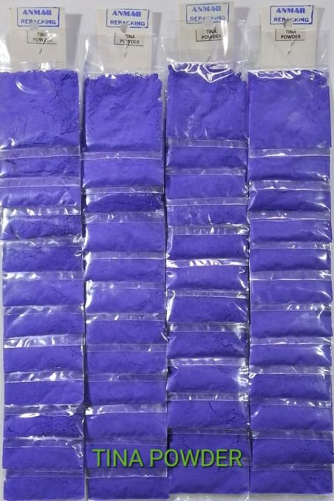 Tina Powder -Bluing Powder for Laundry 1x12 1Layer Net.50grams Packed ...