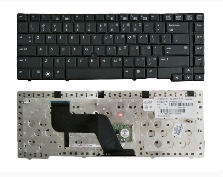 Laptop keyboard for HP Elitebook 8440P 8440W 8440 Black Laptop Keyboard ...