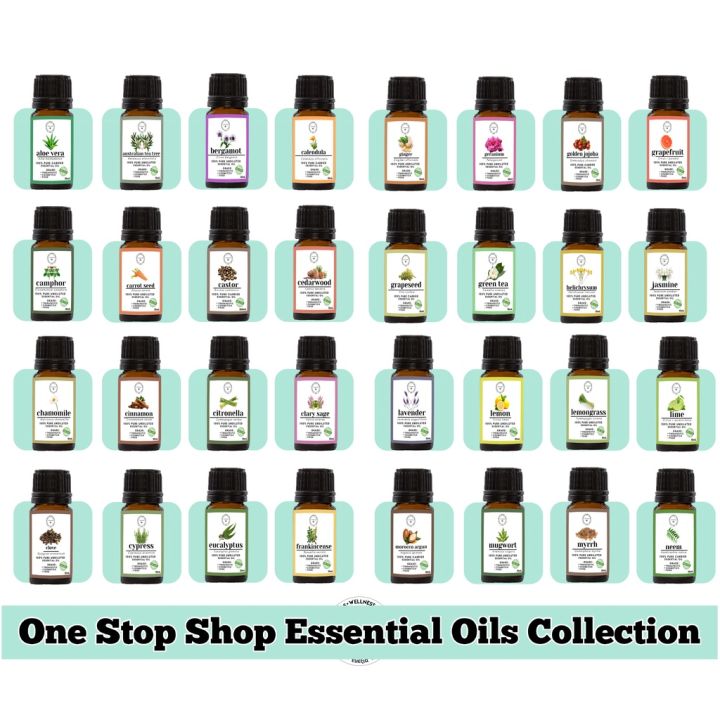 PURE ORGANIC ESSENTIAL OILS LARGEST VARIETY BUNDLE COLLECTION ...