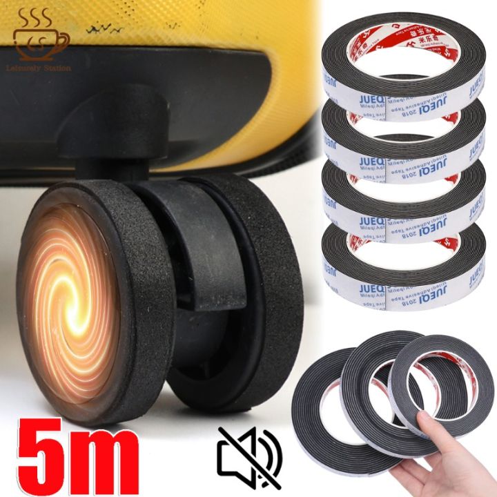 5M Luggage Wheel Mute Tapes Shock-resistant Sound-proofed Crash-proof ...