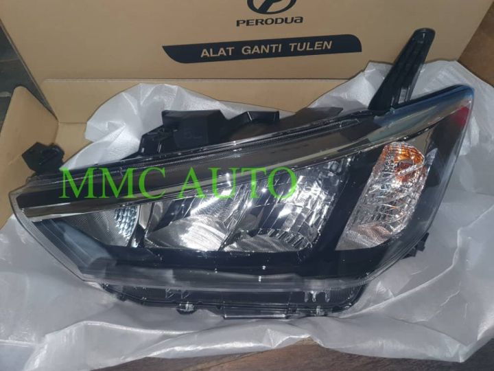 ORIGINAL 100% PERODUA BEZZA 2019 HEAD LAMP LED / LAMPU BESAR / FRONT ...