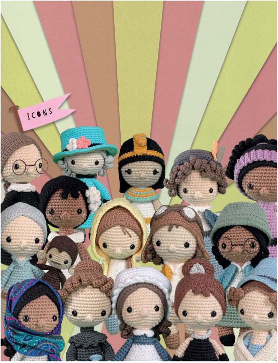 Crochet Iconic Women Amigurumi Patterns for 15 Women Who Changed the ...