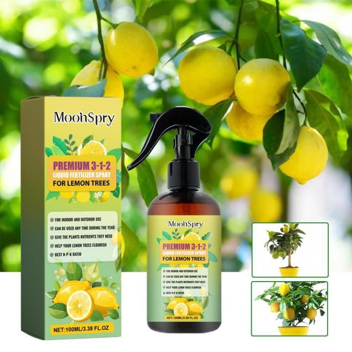 Plant Fertilizer Liquid Lemon Tree Leaves Growing Spray Professional ...