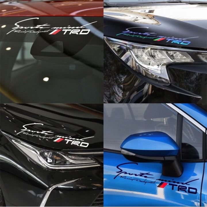 car sticker TRD bonet stiker TRD door wind screen sticker | Lazada