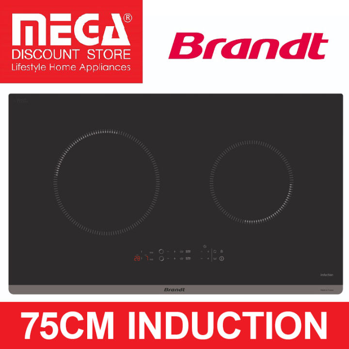 BRANDT BPI272UBL 2-ZONE INDUCTION HOB | Lazada Singapore