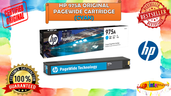 HP 975A ORIGINAL PAGEWIDE CARTRIDGE (CYAN) | Lazada PH