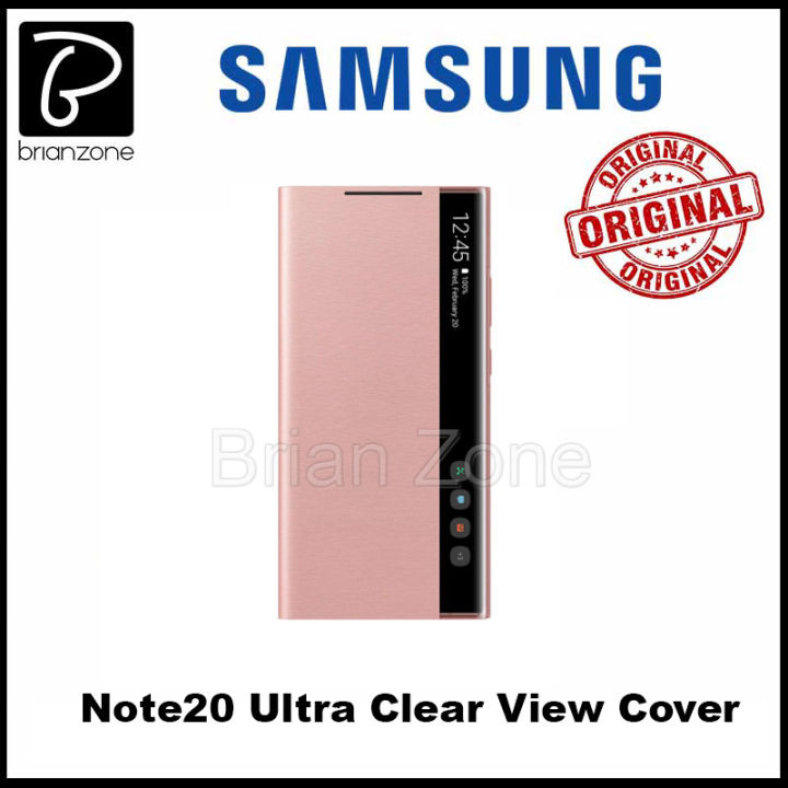 Official Samsung Galaxy Note 20 Ultra Clear View Cover Case | Lazada