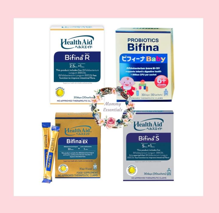 Health Aid Bifina Baby, R, S, and EX | Lazada PH