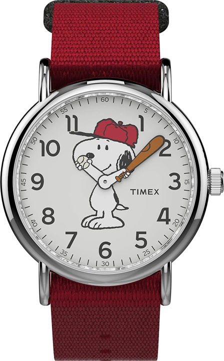 Timex Unisex x Peanuts - 38 mm Fabric Strap Watch Snoopy | Lazada PH