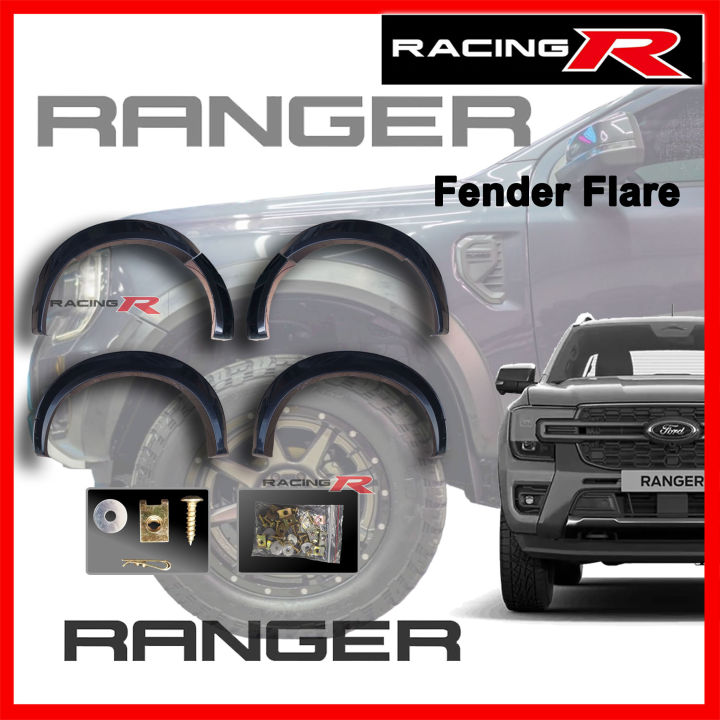 Ford Ranger 2023 - 2024 4 Inch Fender Flare Raptor Style (Car ...
