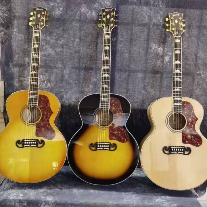 Gibson J-200 J200 Acoustic Guitar Solid Spruce Top Professional Guitar | Lazada