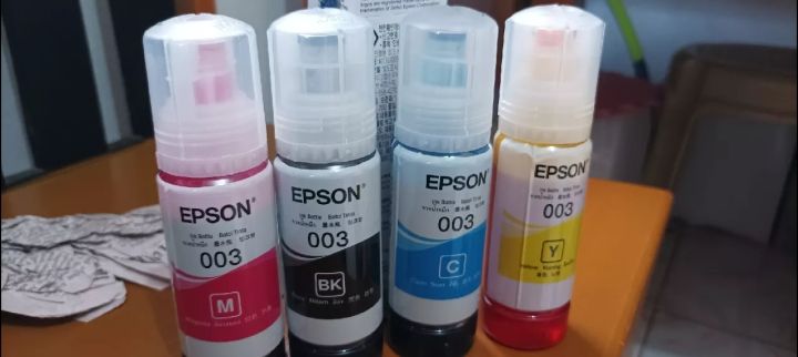 Epson 003 Genuine Ink Bottle V100 V200 V300 V400 T00V100 T00V200 ...