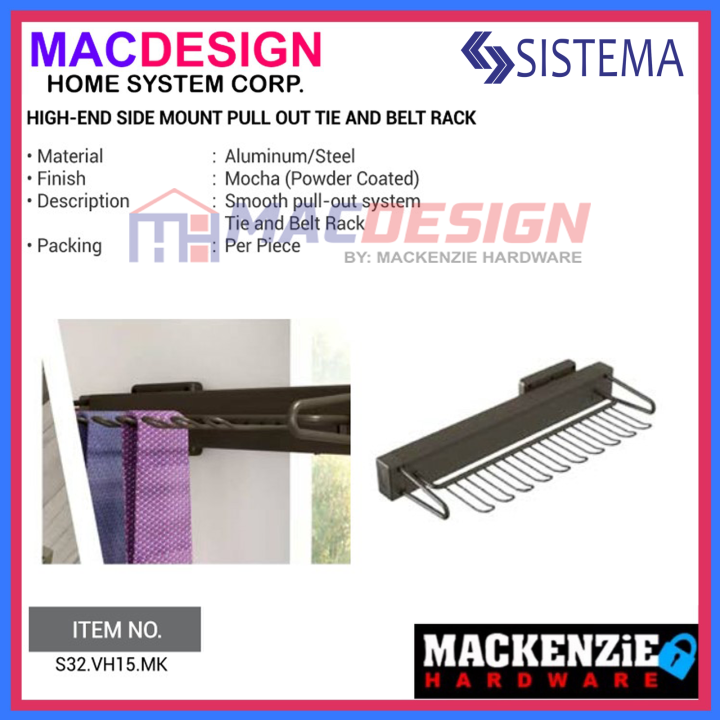 SISTEMA VH15.MK SIDE MOUNT PULL OUT TIE AND BELT RACK | Lazada PH