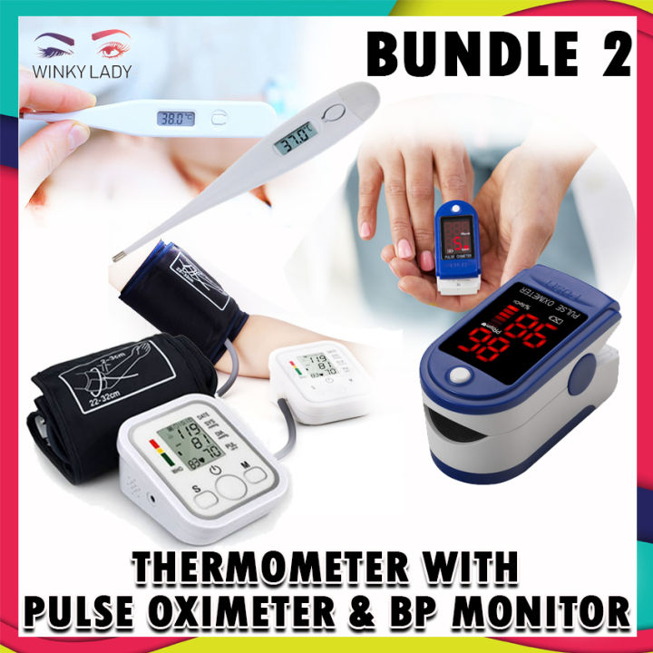 (BUNDLE) Aneroid Sphygmomanometer SET / Automatic Arm Style Blood ...