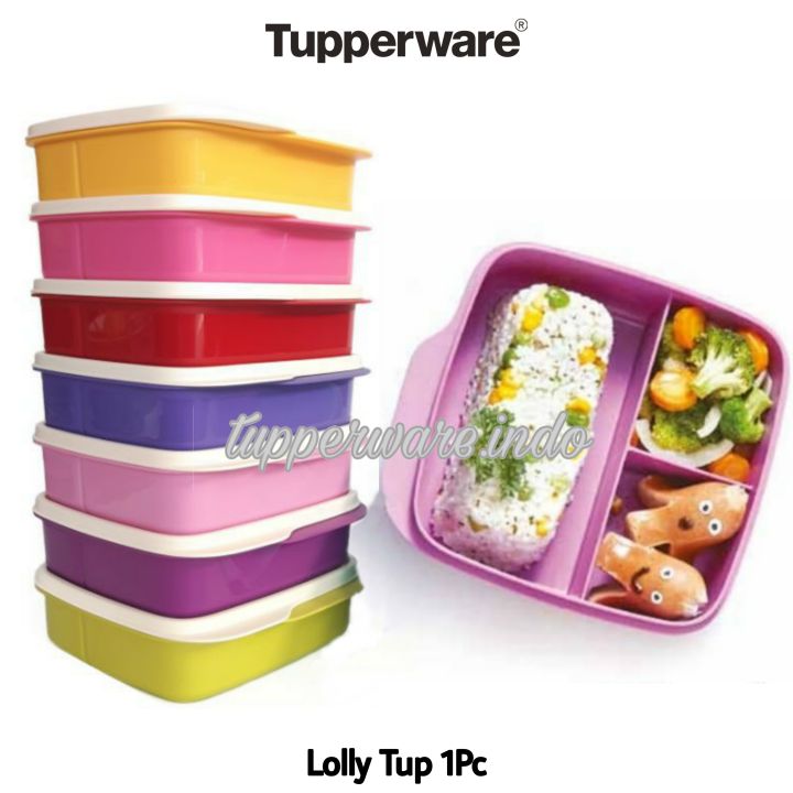 Tupperware Lolly Tup 550ml 1pc Satuan tempat bekal anak wadah nasi ...