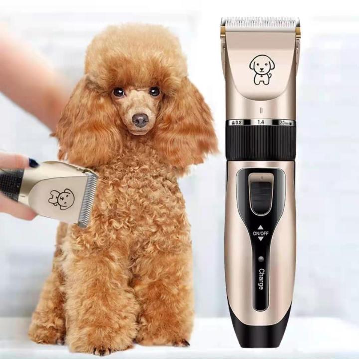 Electric Pet Hair Trimmer Set Dog Cat Hair Shaver Low-noise Razor ...