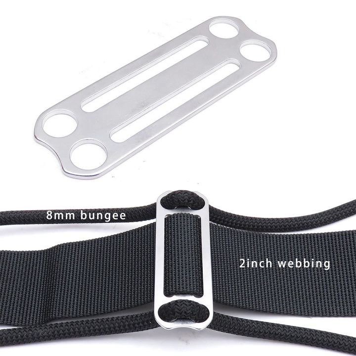 Weight Belt Slide Keeper D-Ring Dive Scuba Dive Stainless Steel Webbing ...