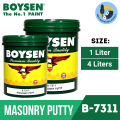 Boysen Masonry Putty Liter or Gallon B-7311 Water Based Masilya Brix ...