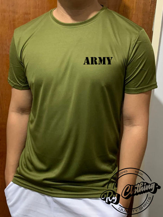 Quick Dry Dri-fit Army Green Uniform Unisex | Lazada PH
