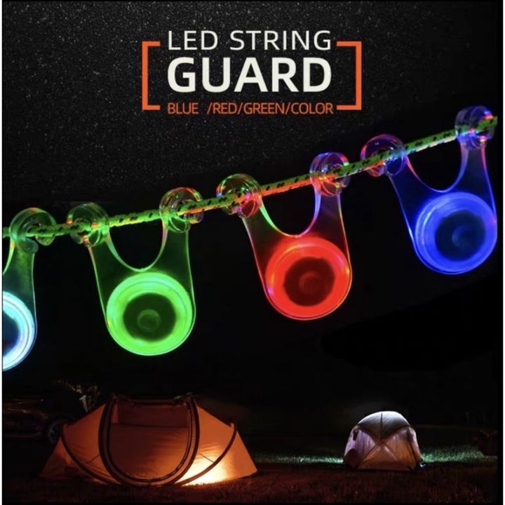 Outdoor camping decorative lights LED tent rope hanging lights backpack ...