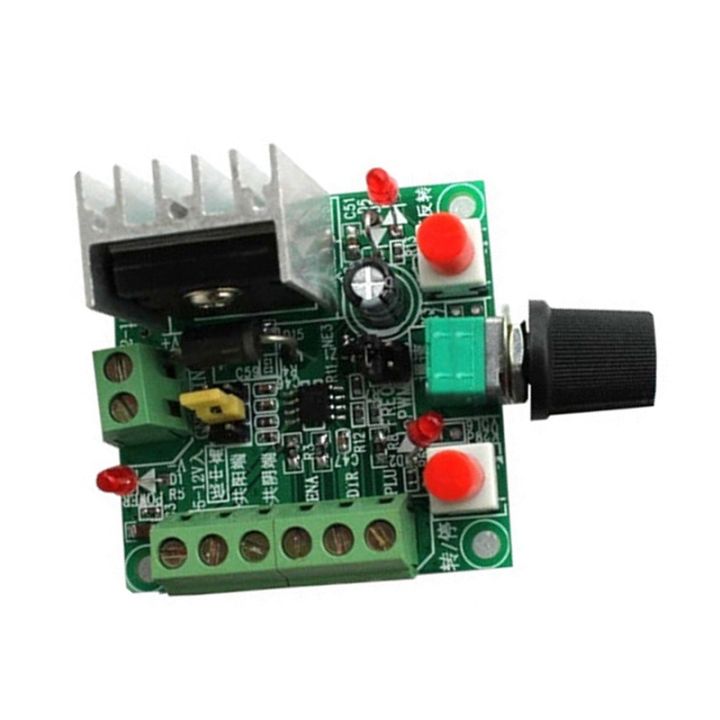 Stepper Motor Driver Controller PWM Pulse Signal Generator Speed Regulator 15-160V/5-12V Pwm ...