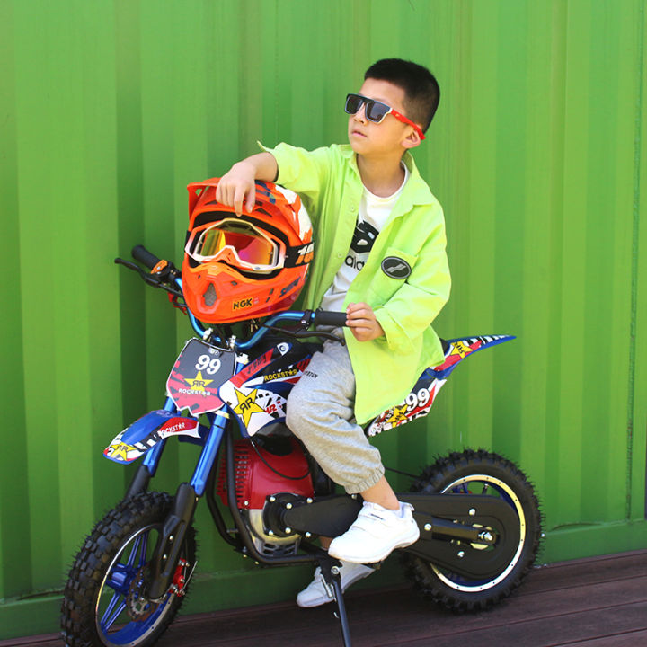 READY STOCK KIDS MINI SCRAMBLER MOTORCROSS BIKE 49CC PETROL OFF ROAD ...
