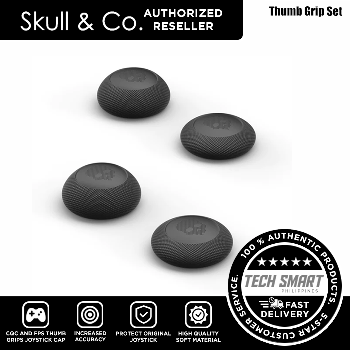 Skull & Co. Convex Thumb Grips Set Skin, CQC Joystick Cap Analog Stick ...