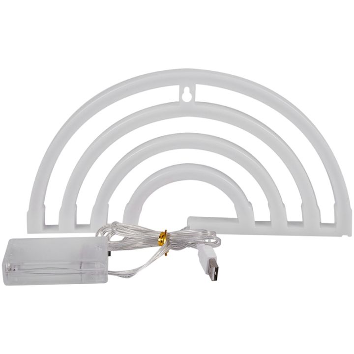 New Cute Rainbow Neon Sign Led Rainbow Light Lamp for Dorm Decor ...