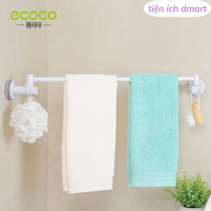 thanh treo khăn nhà tắm ecoco, giá treo khăn dán tường hàng cao cấp nội địa trυng | Lazada.vn