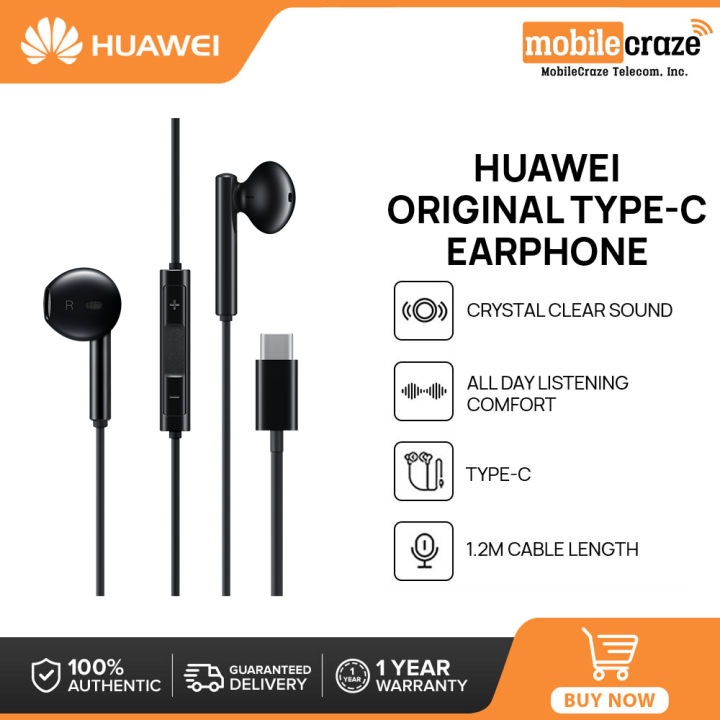 HUAWEI Earphone USB Type-C In Ear Headset | Lazada PH