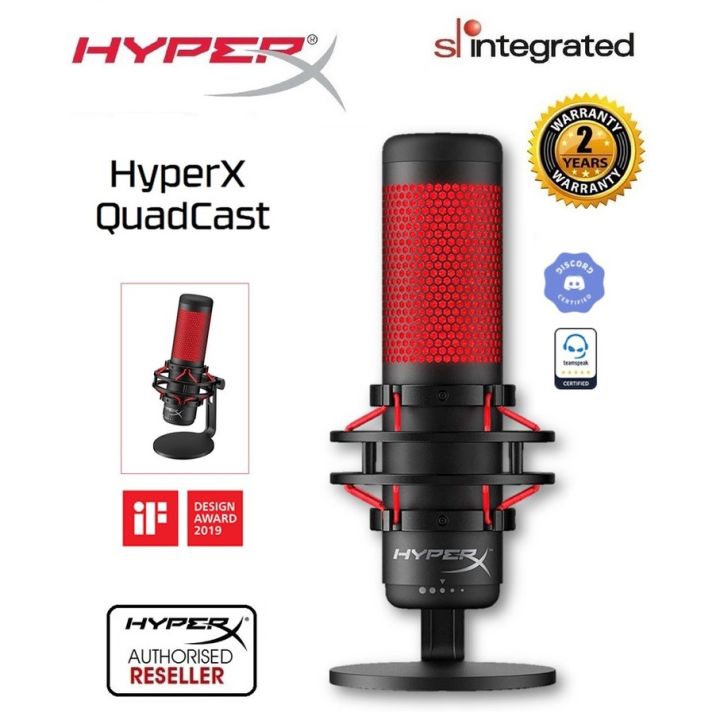 HYPER X QUADCAST USB CONDENSER GAMING MICROPHONE | Lazada