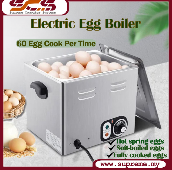 Commercial Large Capacity 60 Egg Boiler Machine Electric Egg Cooker Serve Multi-purpose Eggs ...