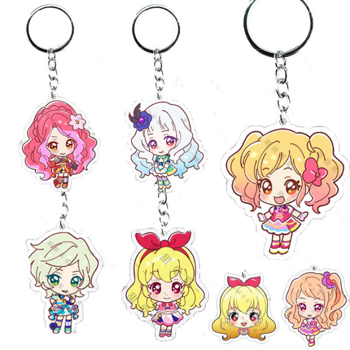【Must-Have Style】 Aikatsu Stars Keychain Kawaii Bag Decorate Nijino ...