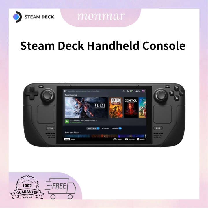 (Ready stock) Steam Deck เครื่อง Valve Steam Deck 7" IPS Display Gaming Console 16GB+ (64GB ...