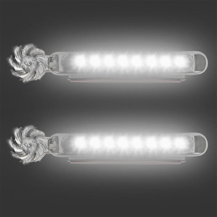 iDECO Wind Powered 8 LED Super Bright Car DRL Daytime Running Light ...