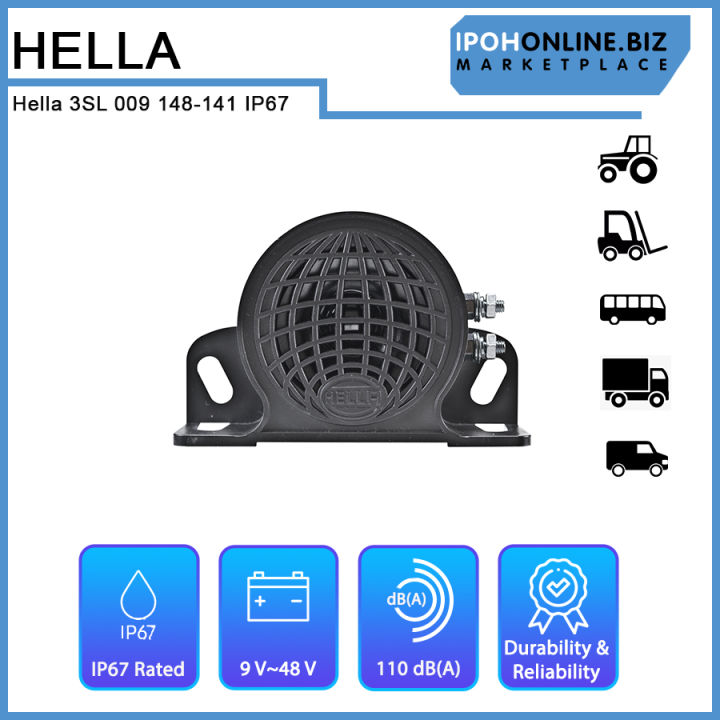 Hella 3SL 009 148-141 IP67 Rated Backup Reverse Alarm Horn | Lazada