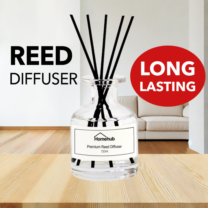 Homehub Reed Diffuser 120ml Essential Fragrance Oil Hotel Scent For ...