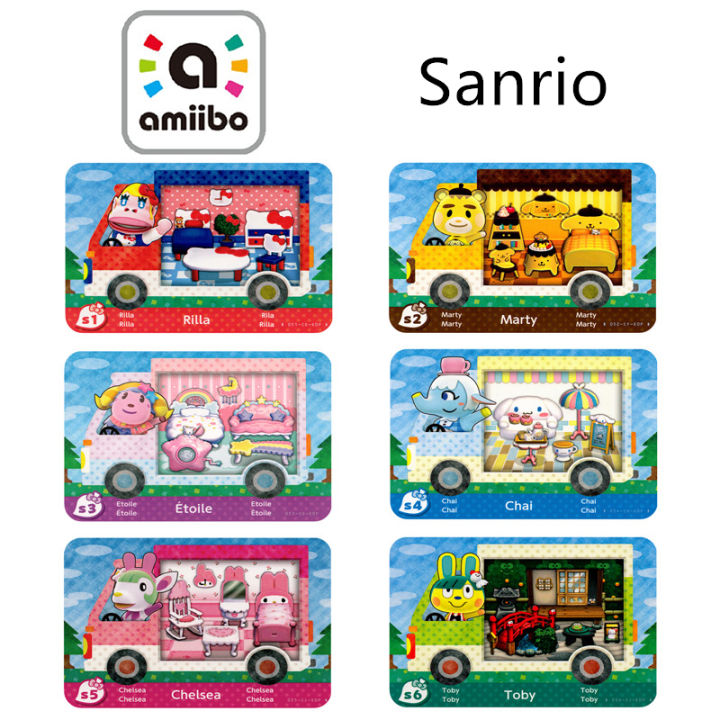 New 2021 Animal Crossing Sanrio Amiibo Cards For Switch Game ...