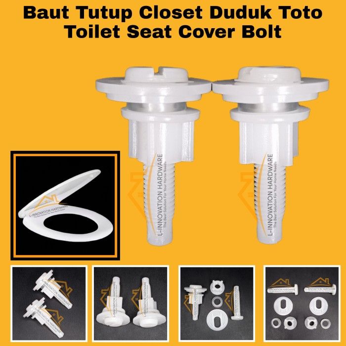 Baut Tutup Closet Duduk Toto Toilet Seat Cover Bolt Universal | Lazada ...