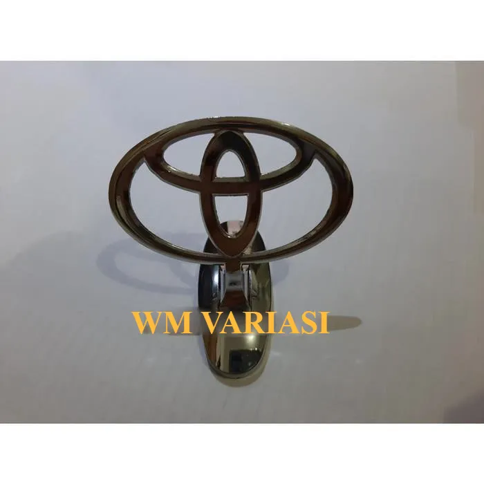 logo kap mesin Toyota chrome | Lazada Indonesia