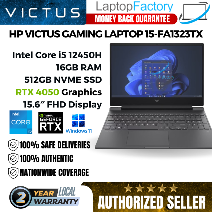 HP Victus Gaming Laptop 15-fa1323TX Intel i5 16GB RAM 512 SSD 15.6 FHD | Lazada PH