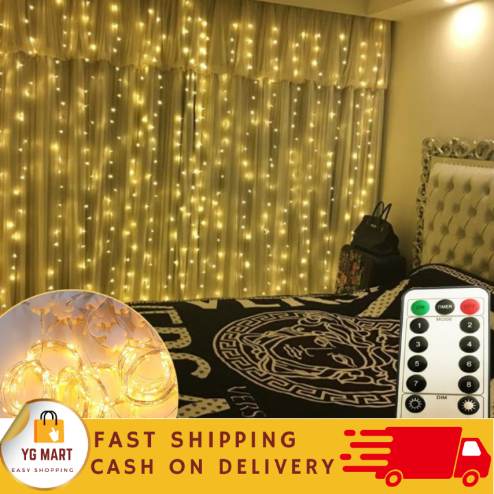 YG Mart Led Curtain String Lights Without Plug USB and Powerbank ...