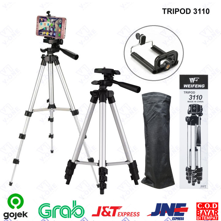 TRIPOD 3110 TRIPOD HP TRIPOD KAMERA PANJANG 1 METER + HOLDER U | Lazada Indonesia
