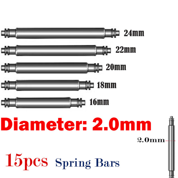 Watch Band Pin 2.0mm Diameter Spring Bar Watch Accessories Part ...