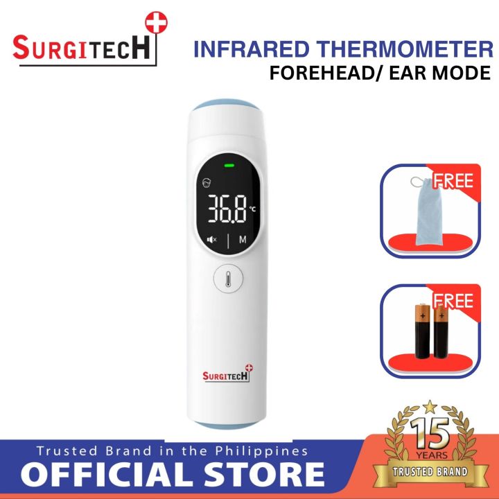 Surgitech Infrared Ear/Forehead Thermometer M102 | Lazada PH