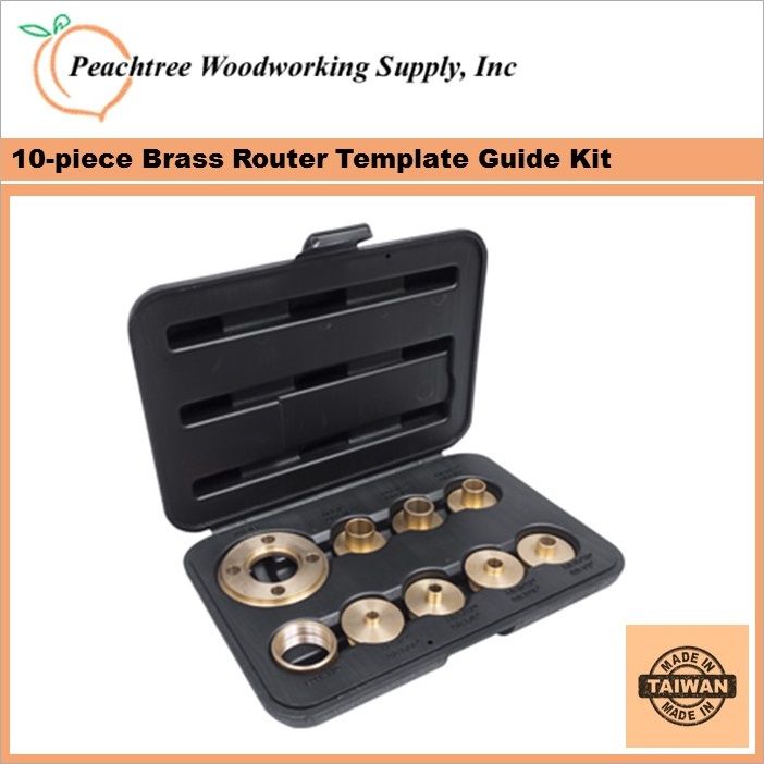 Peachtree 10-piece Brass Router Template Guide Kit | Lazada PH